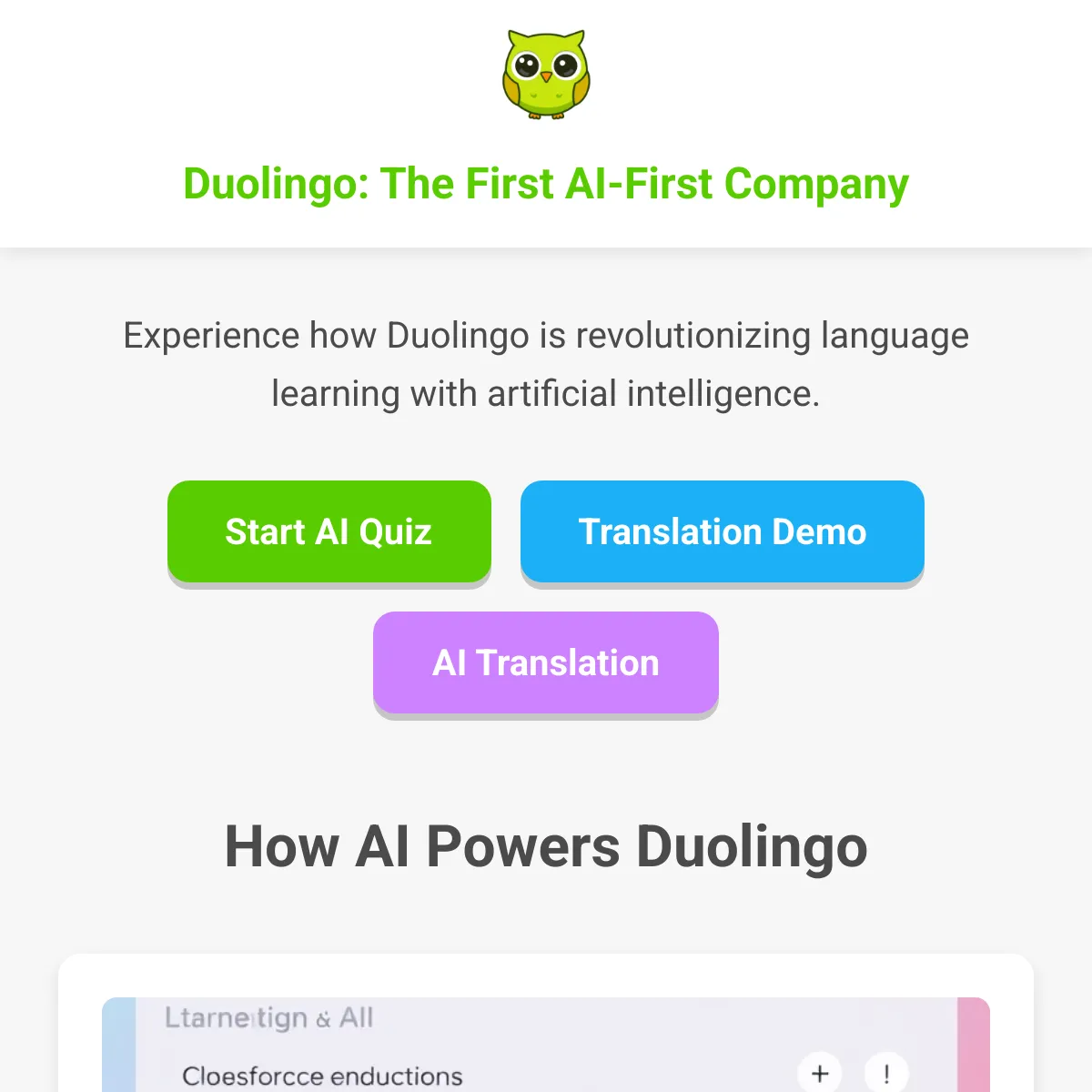 Duolingo: The First AI-First Company