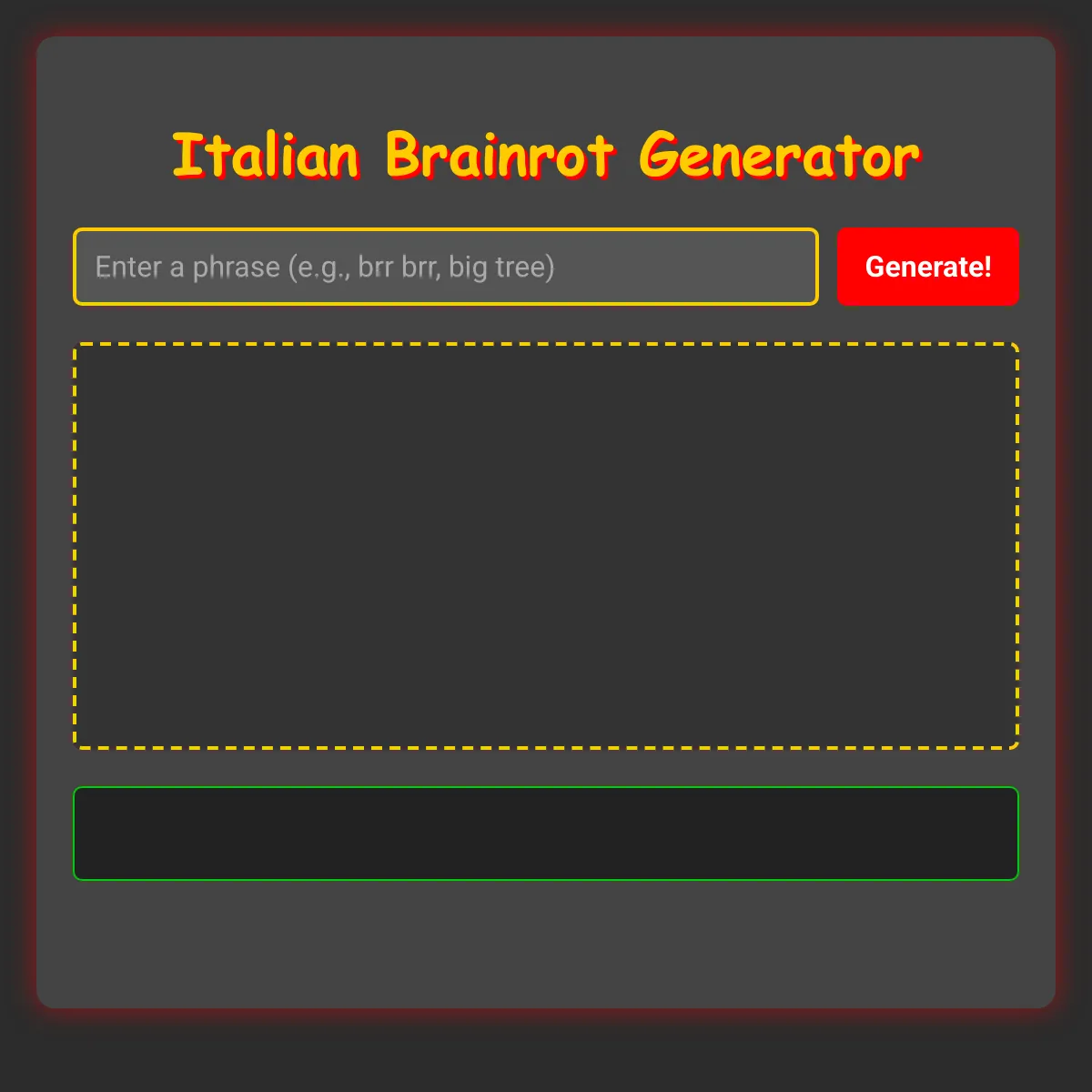 Italian Brainrot Generator