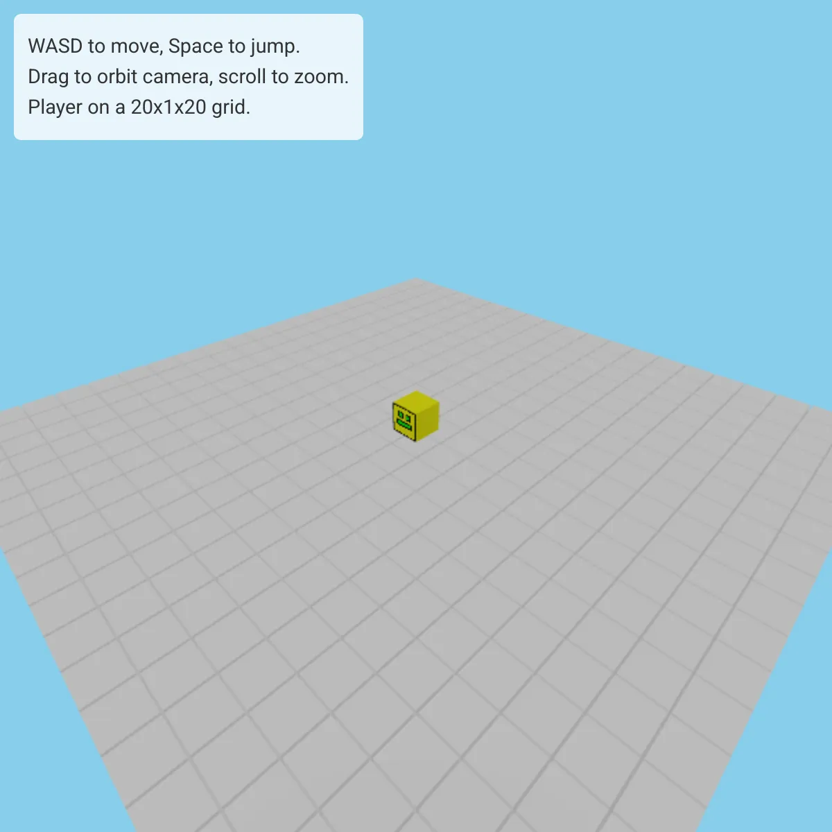 3D Cube Grid
