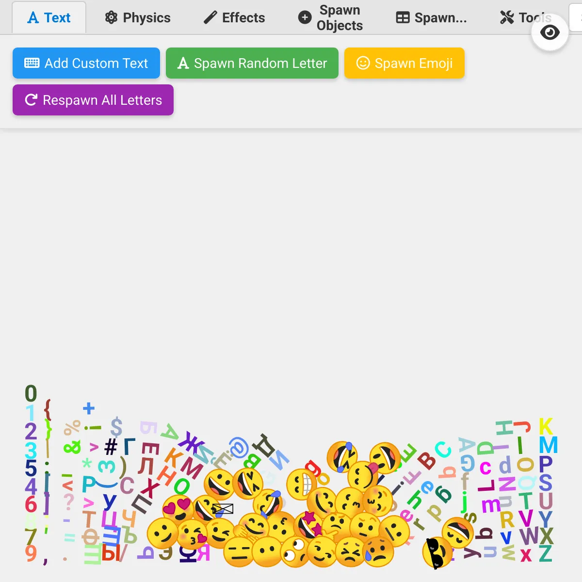 Falling Letters 2!