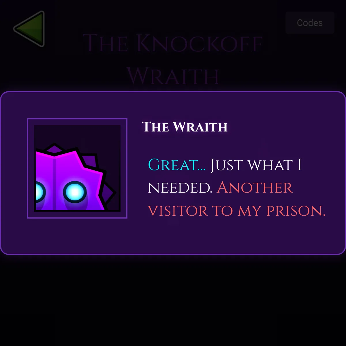 Knockoff Wraith (version 1.2)