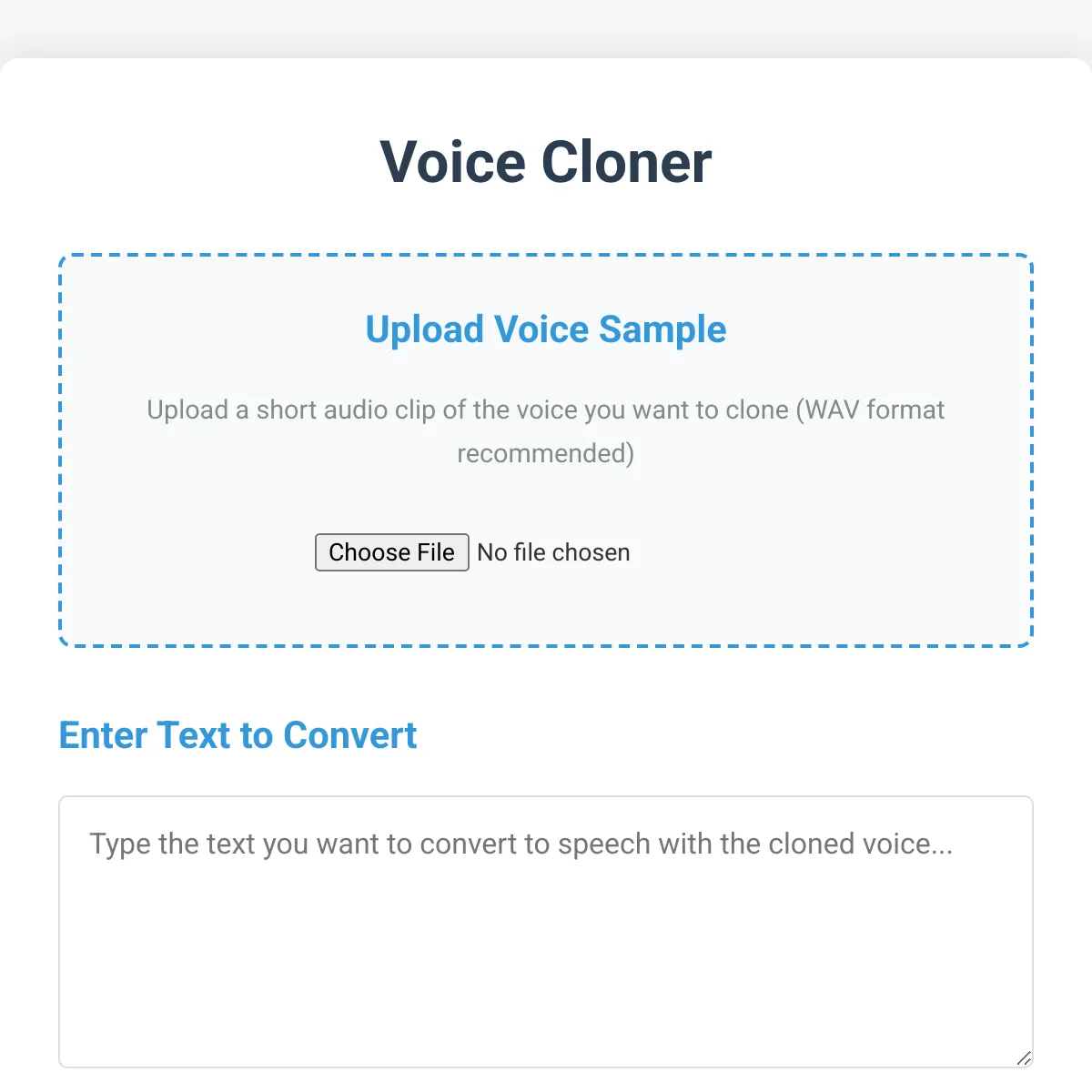Voice Cloner