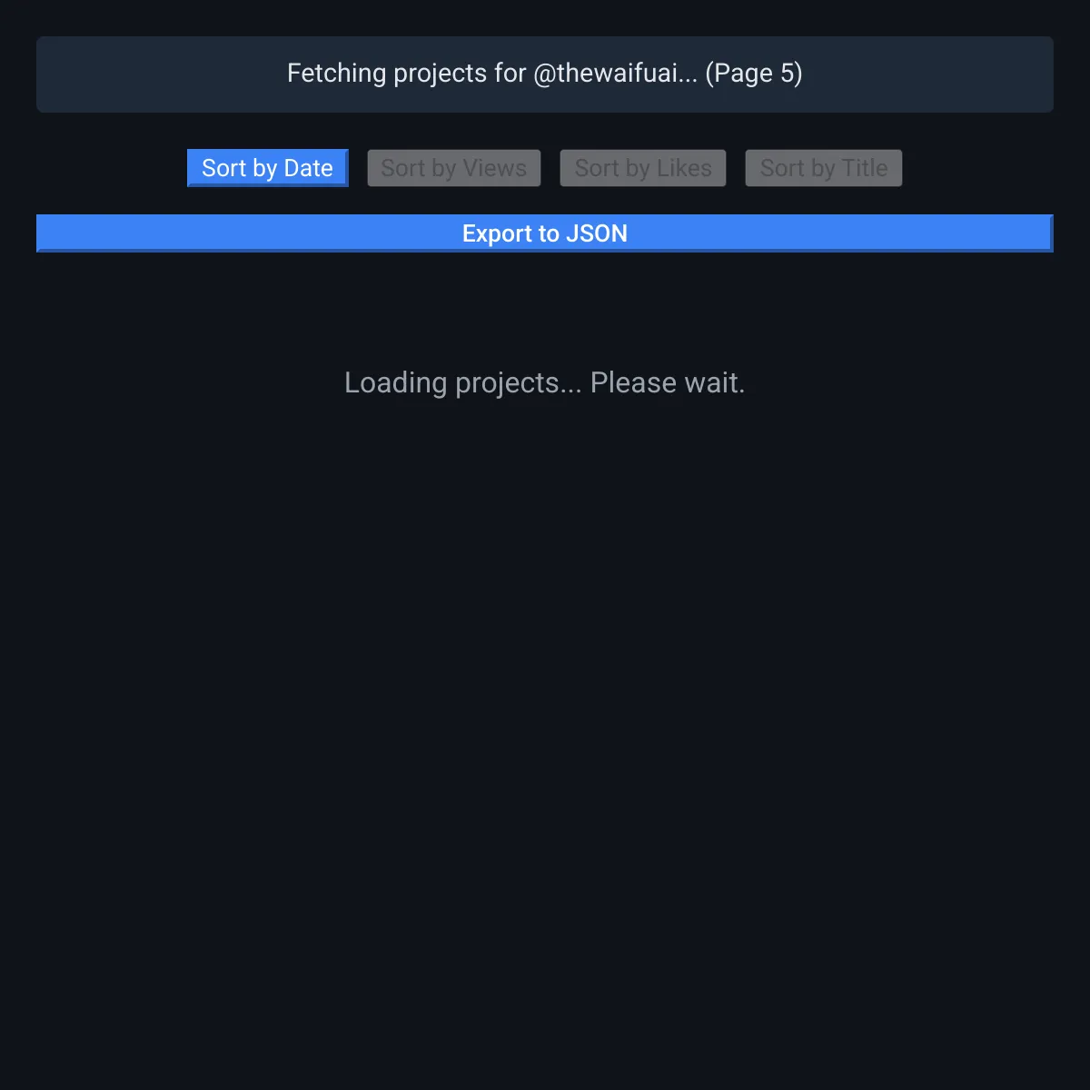 Websim Project Exporter
