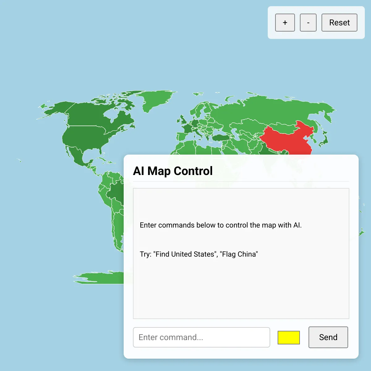 I will change the world map from your comments