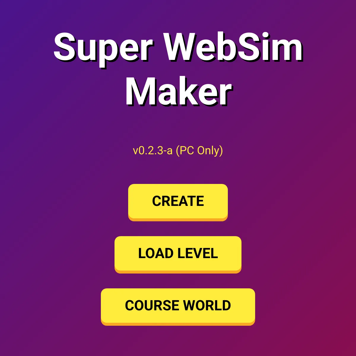 Super WebSim Maker
