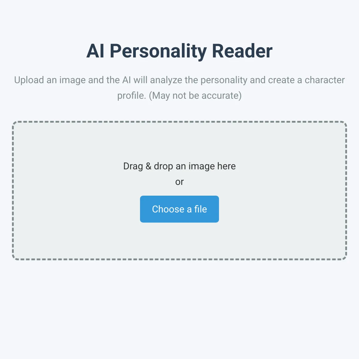 AI Personality Reader