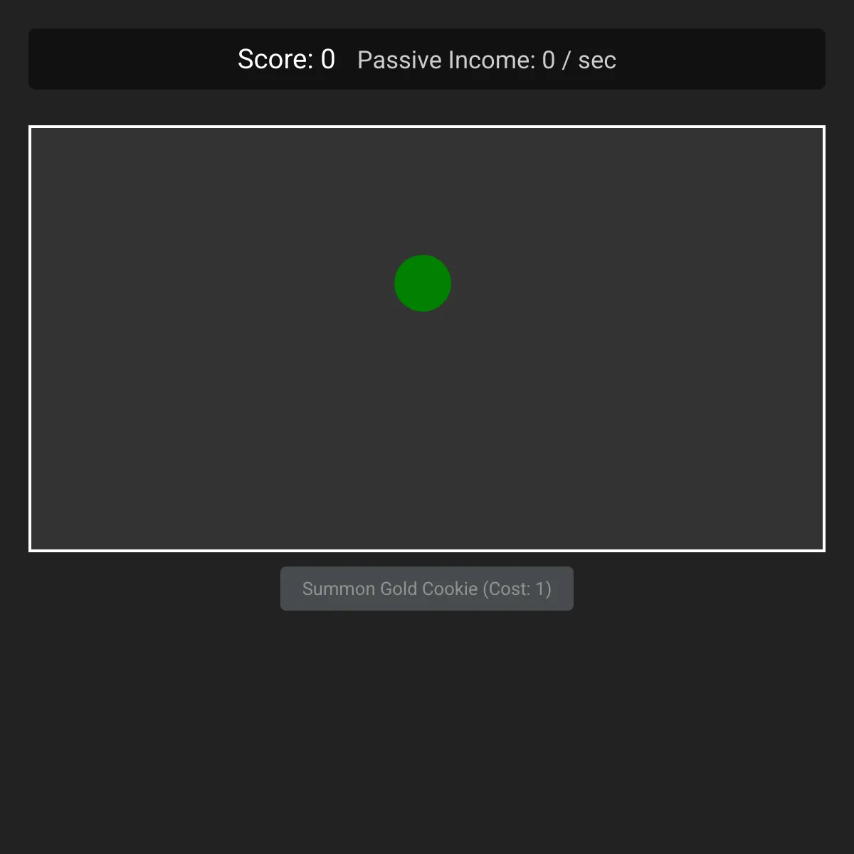 Circle clicking game