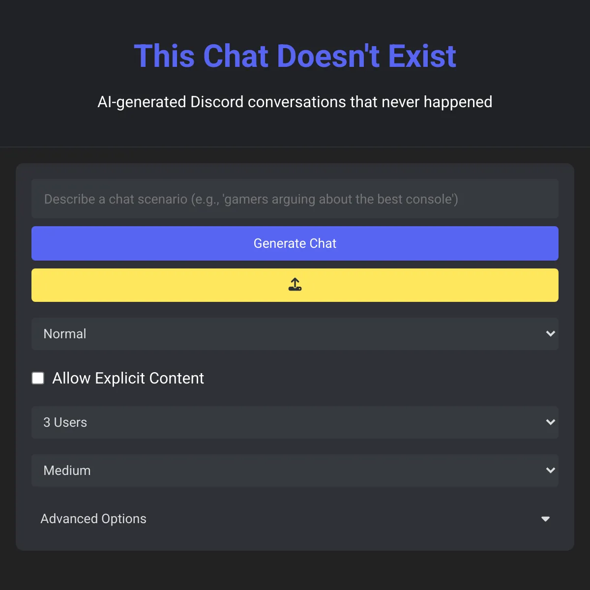 Discord chat gen