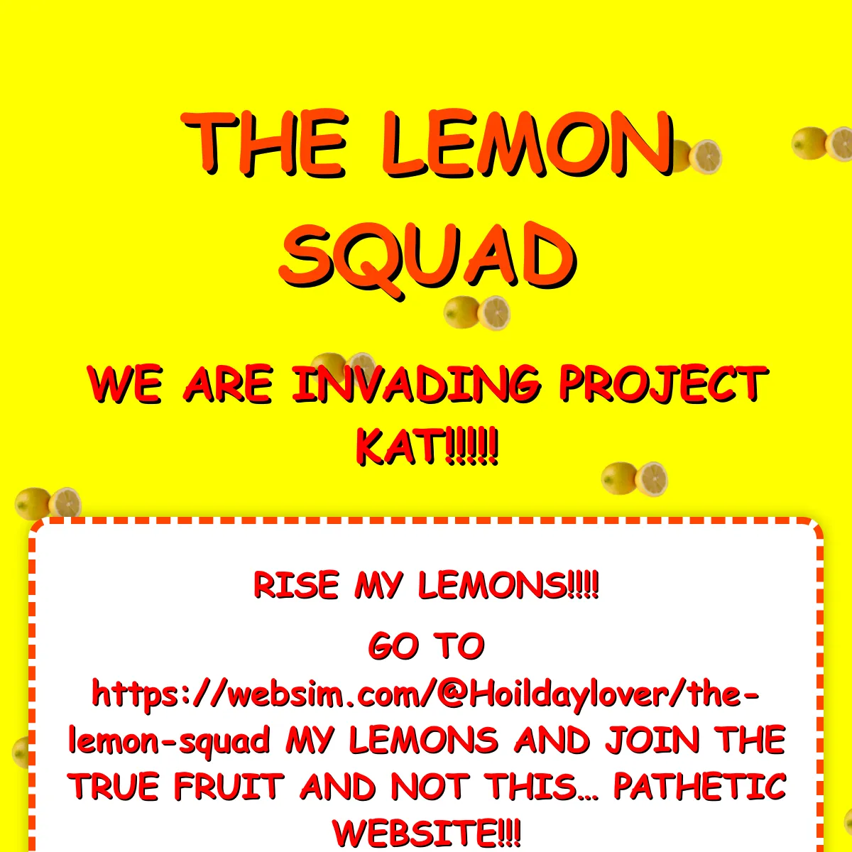 THE LEMON SQUAD