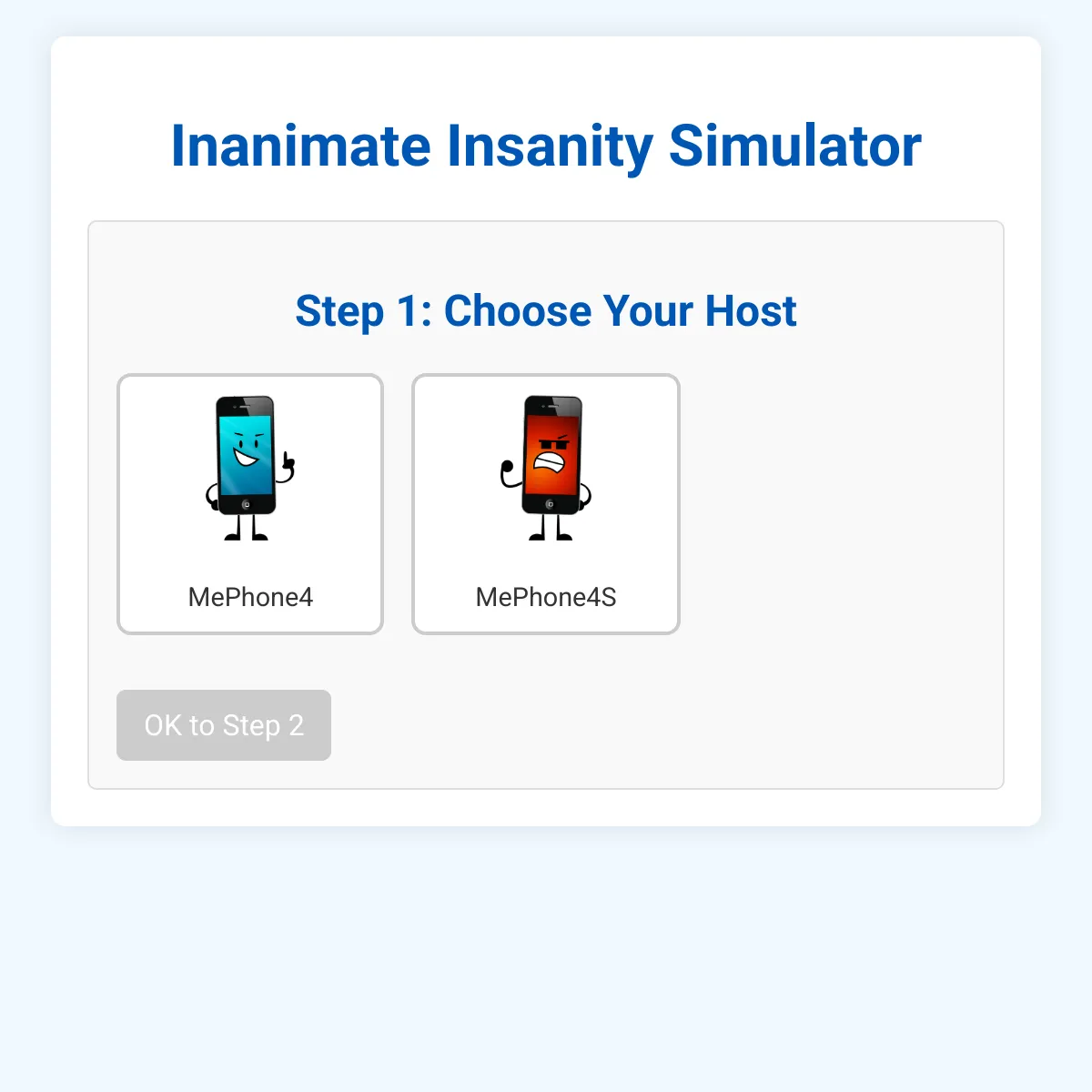 Inanimate Insanity Simulator