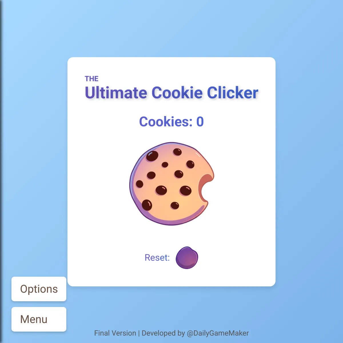 THE ULTIMATE COOKIE CLICKER
