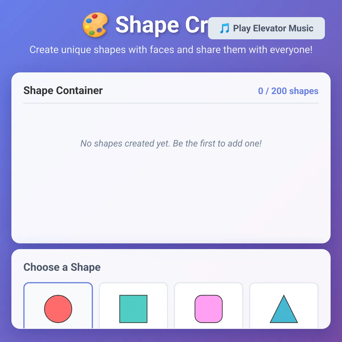 Shape Creator - Multiplayer Drawing Game