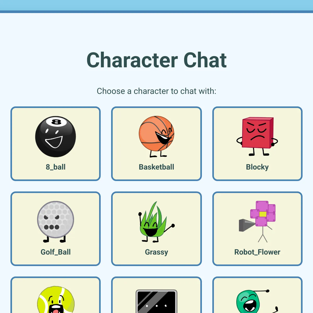 bfdi chat