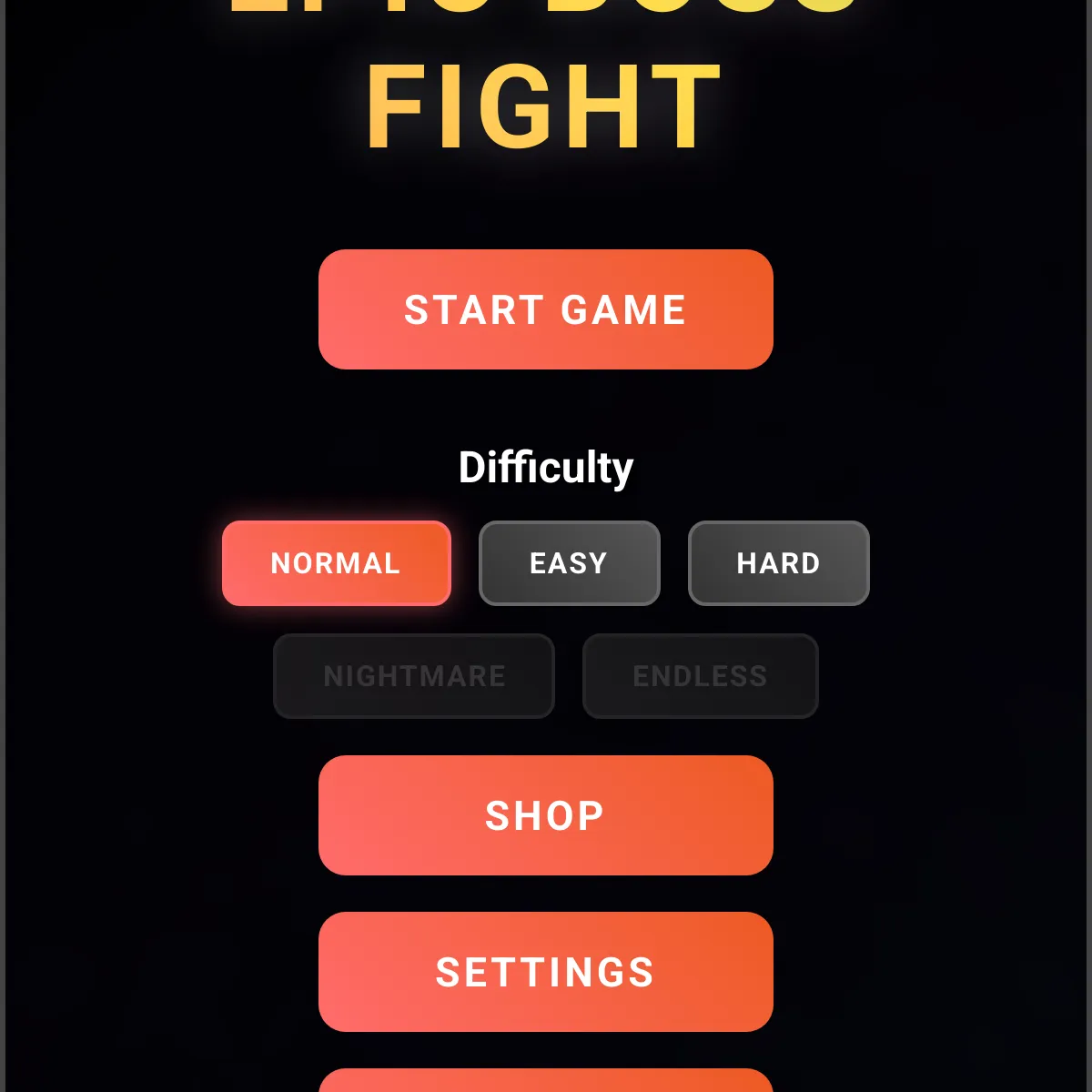 Epic Boss Fight