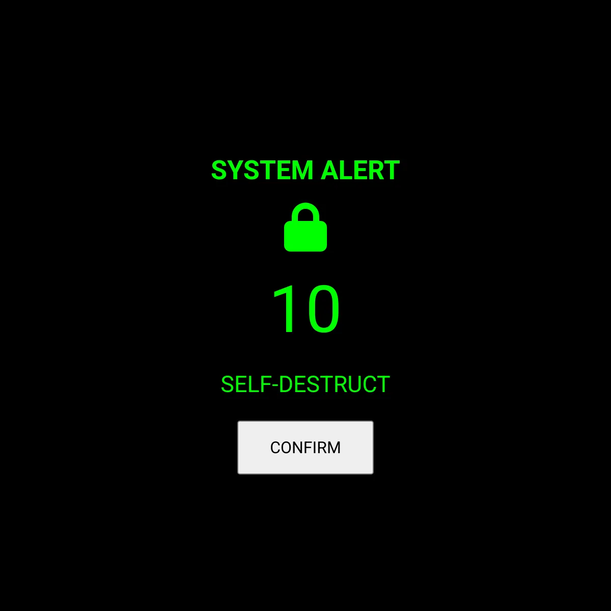 Self-Destructing Project