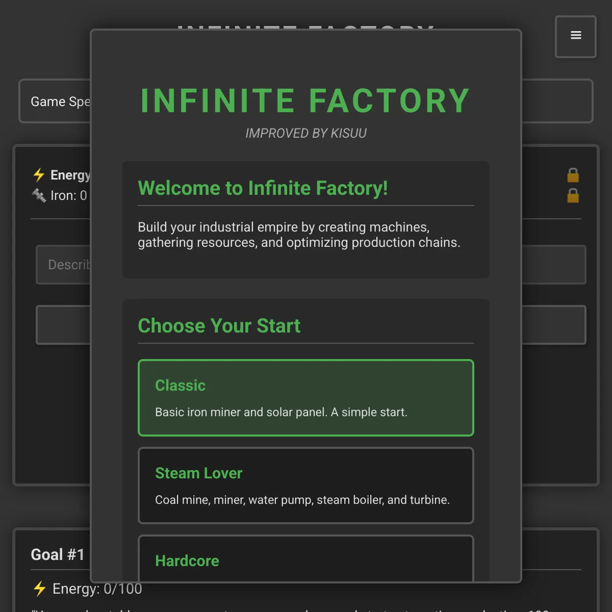 Infinite Factory