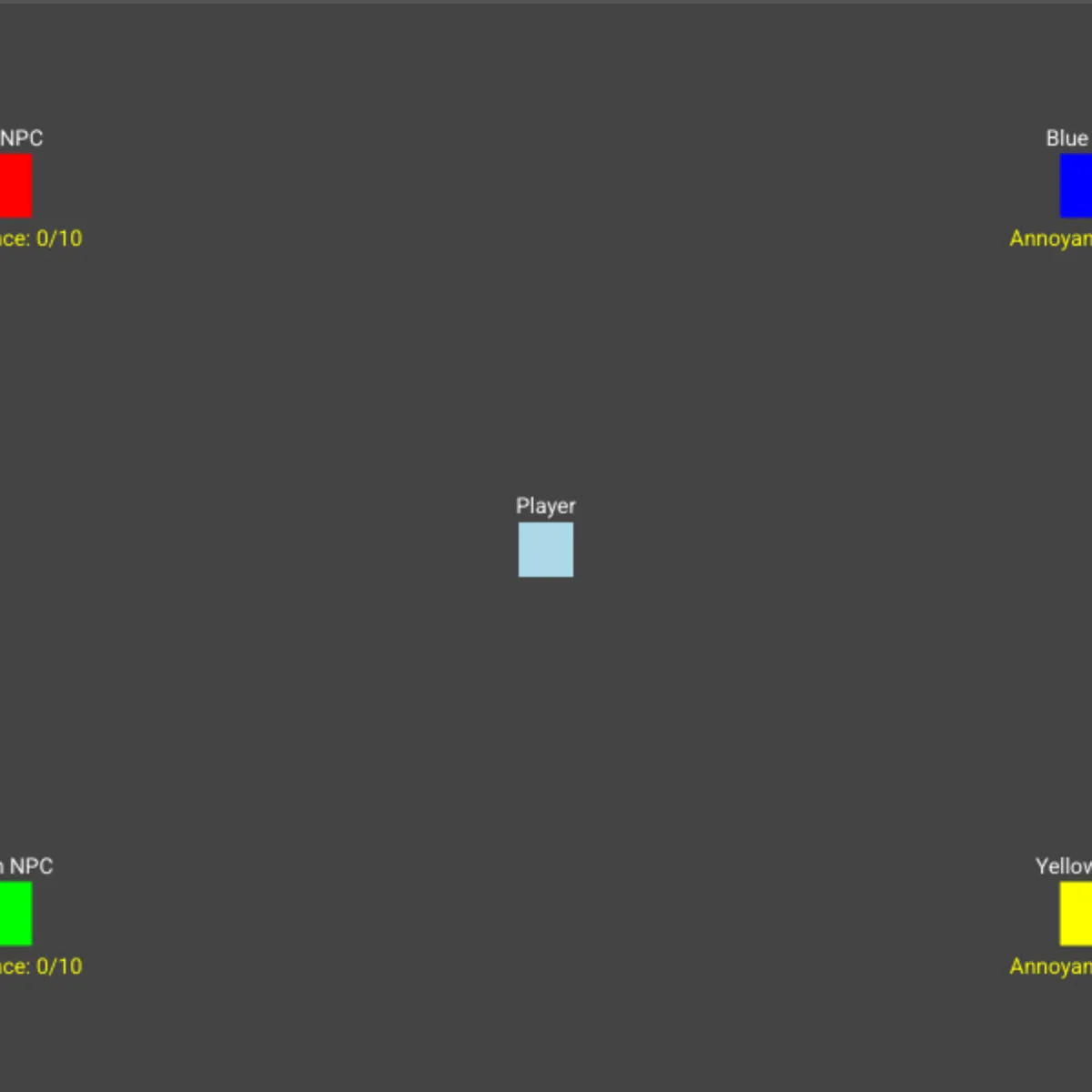 NPC Interaction Game
