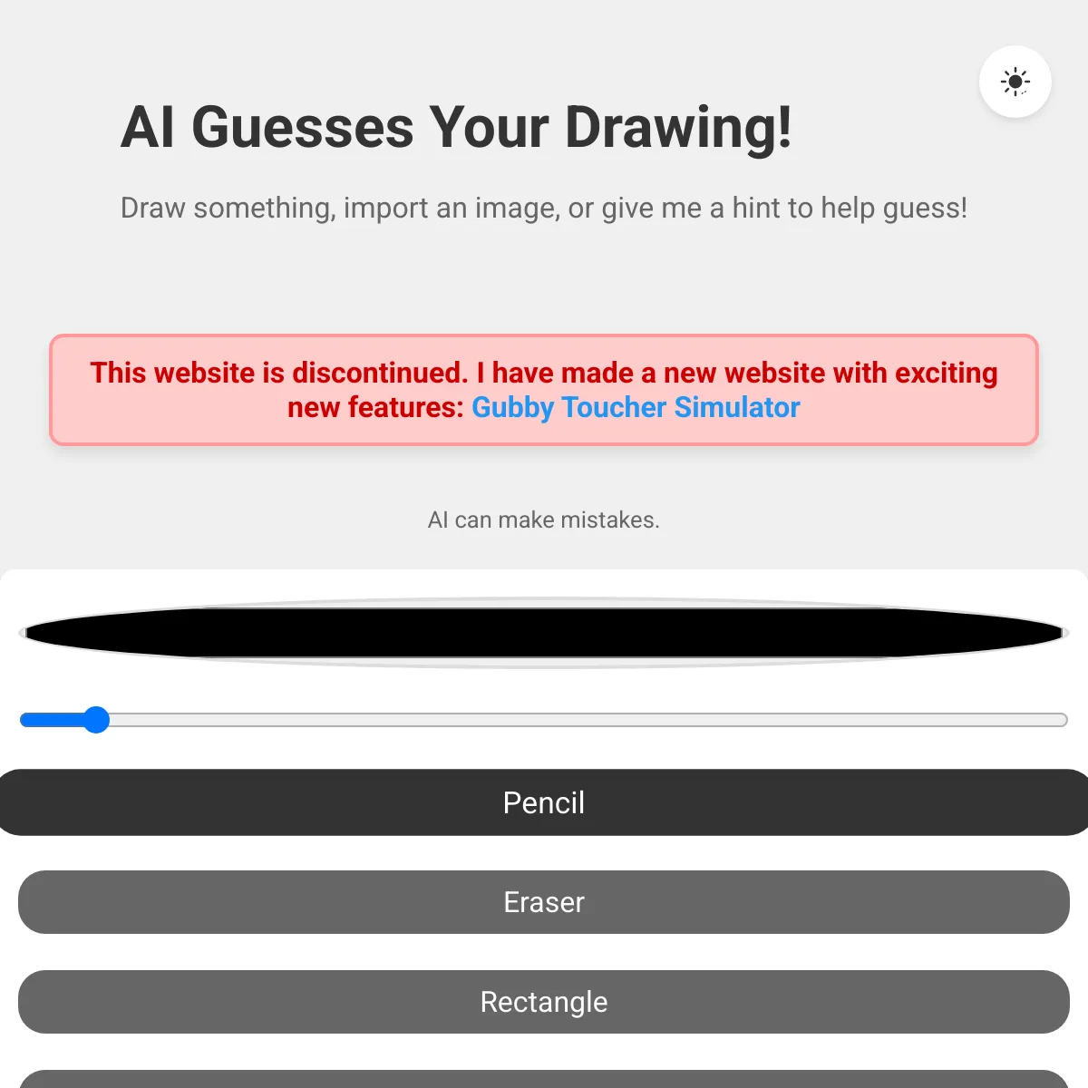 AI Guesses Your Drawing! [DISCONTINUED.]