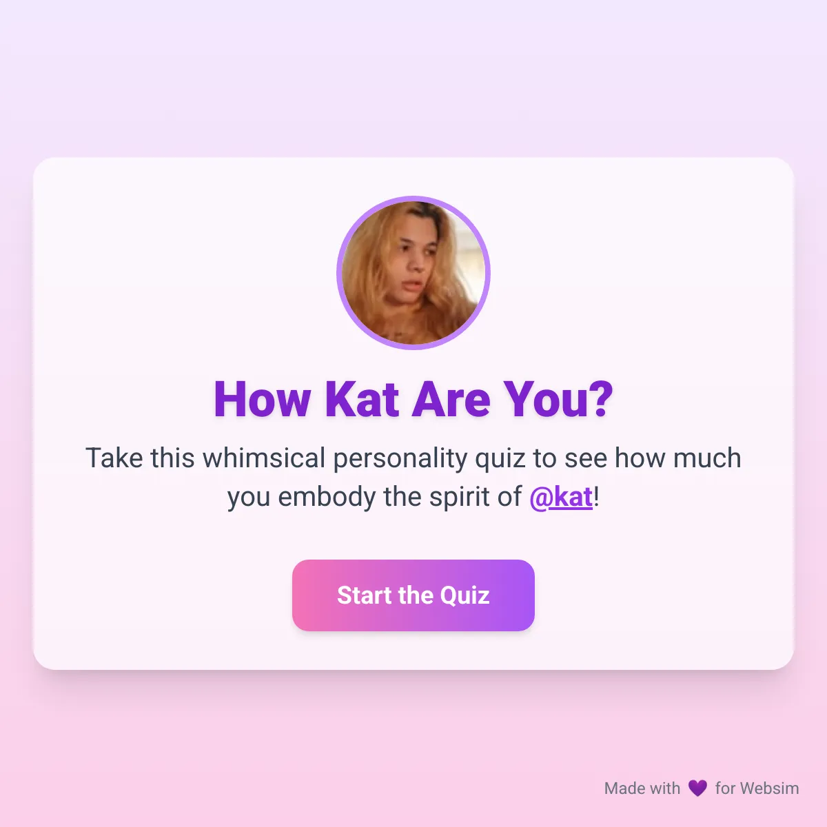 How Kat Are You? | Personality Quiz