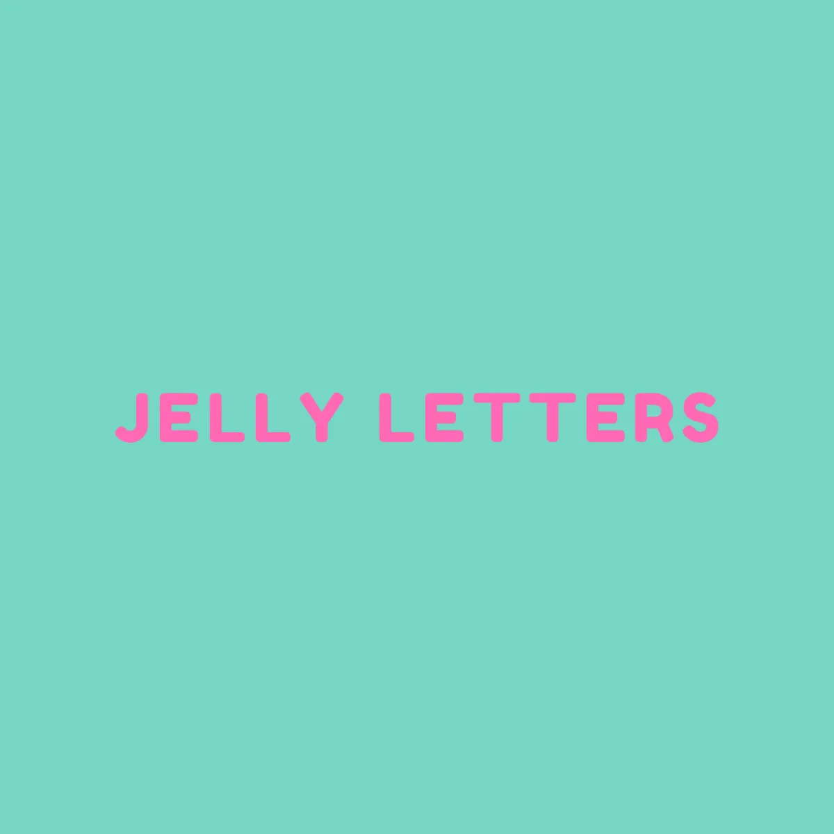 Jelly Letters