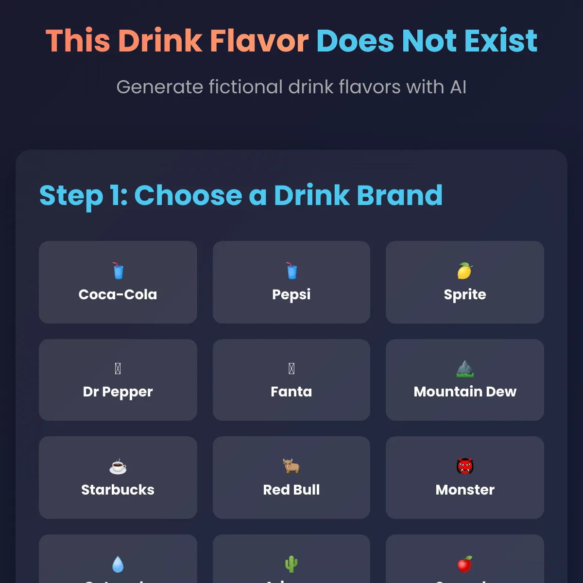 This Drink Flavor Does Not Exist