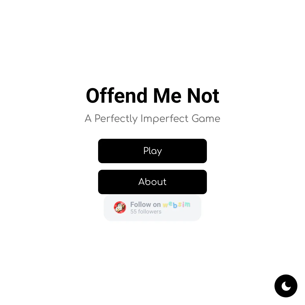 Offend Me Not