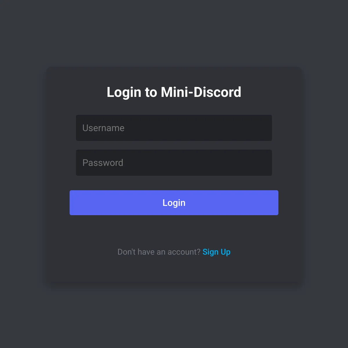 Mini-Discord