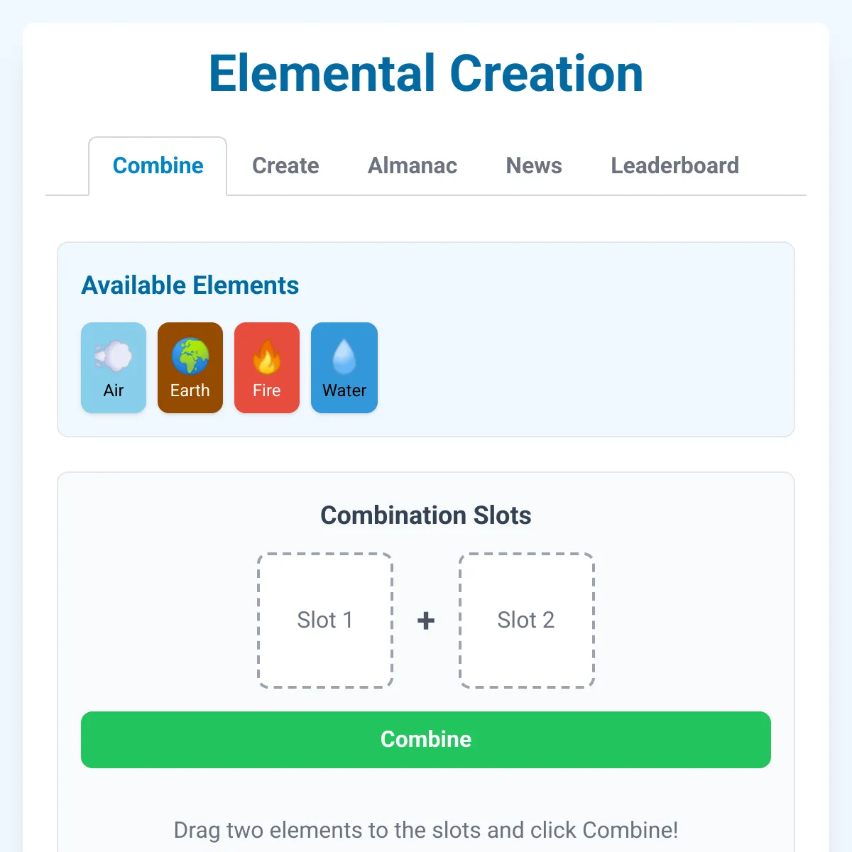 make your own elements