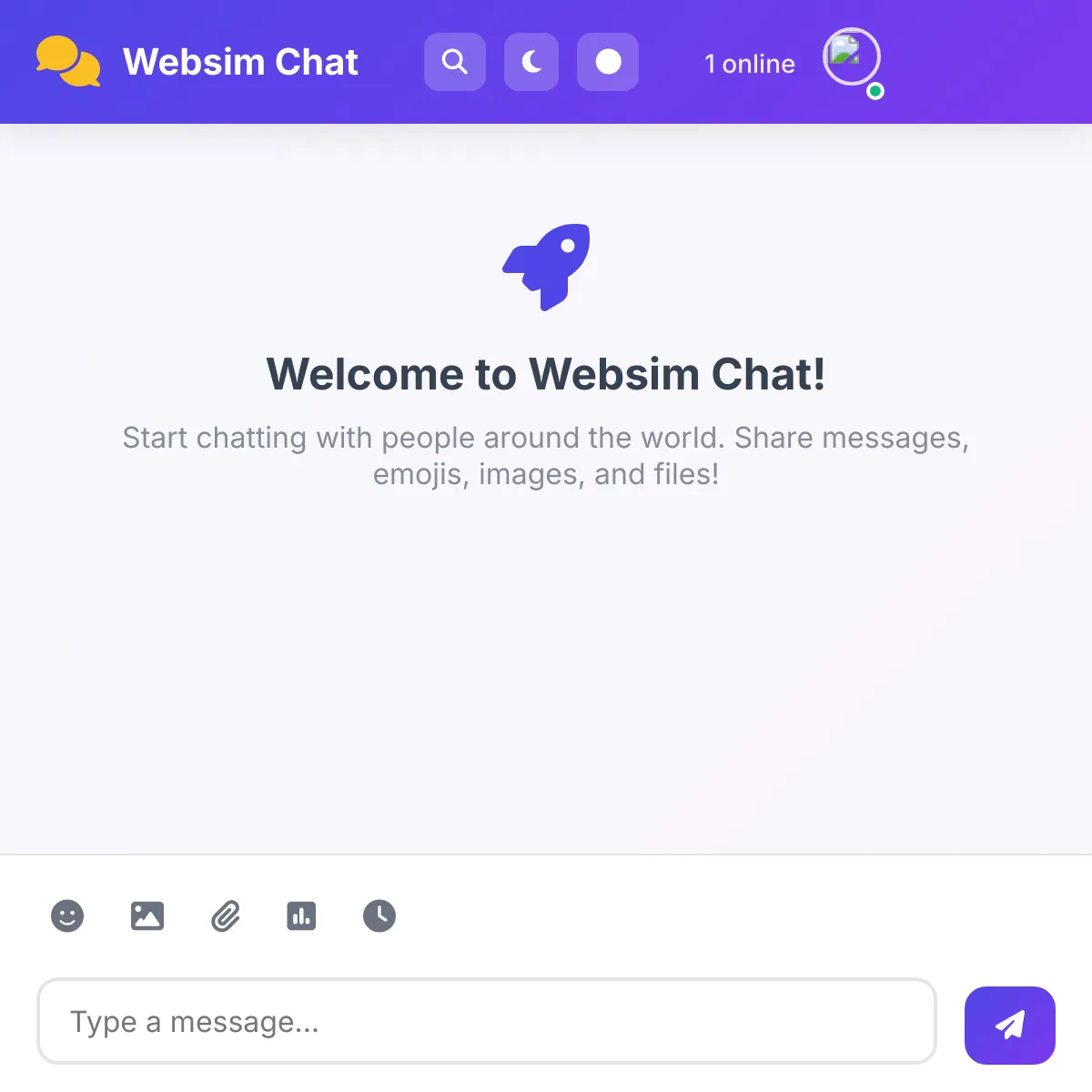 The Websim Chat