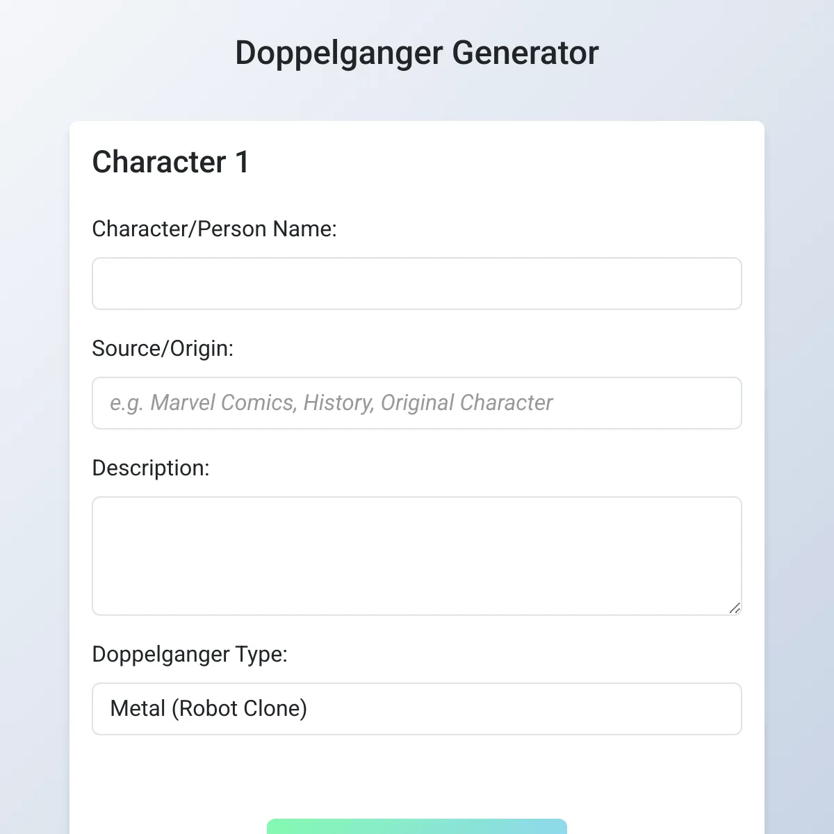 Doppelganger Generator