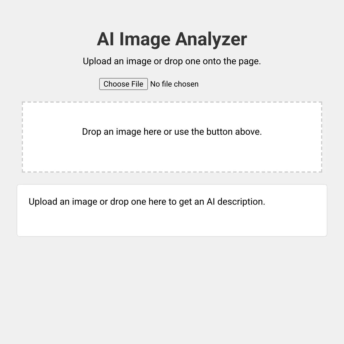 AI Image Analyzer
