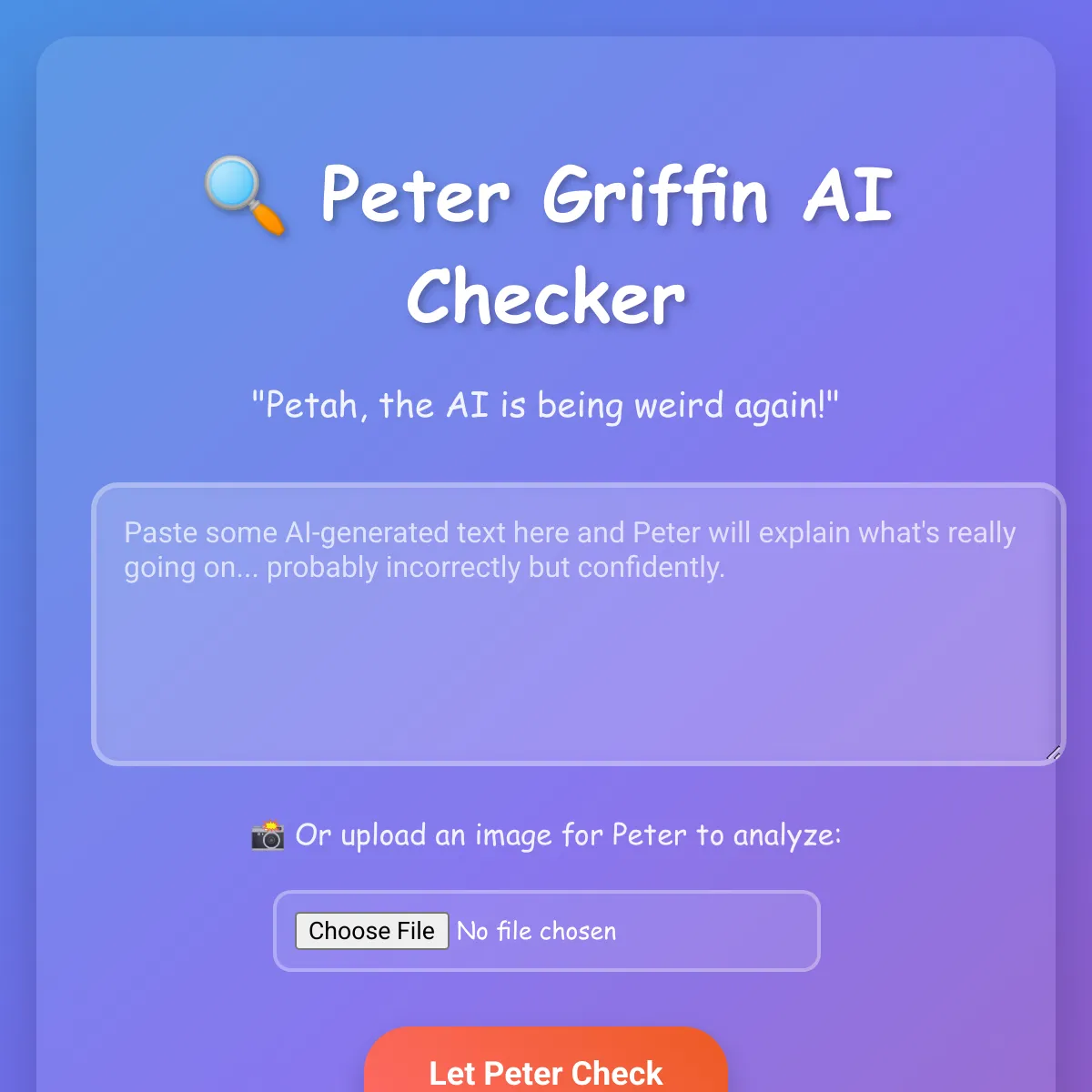 Peter Explains The Image