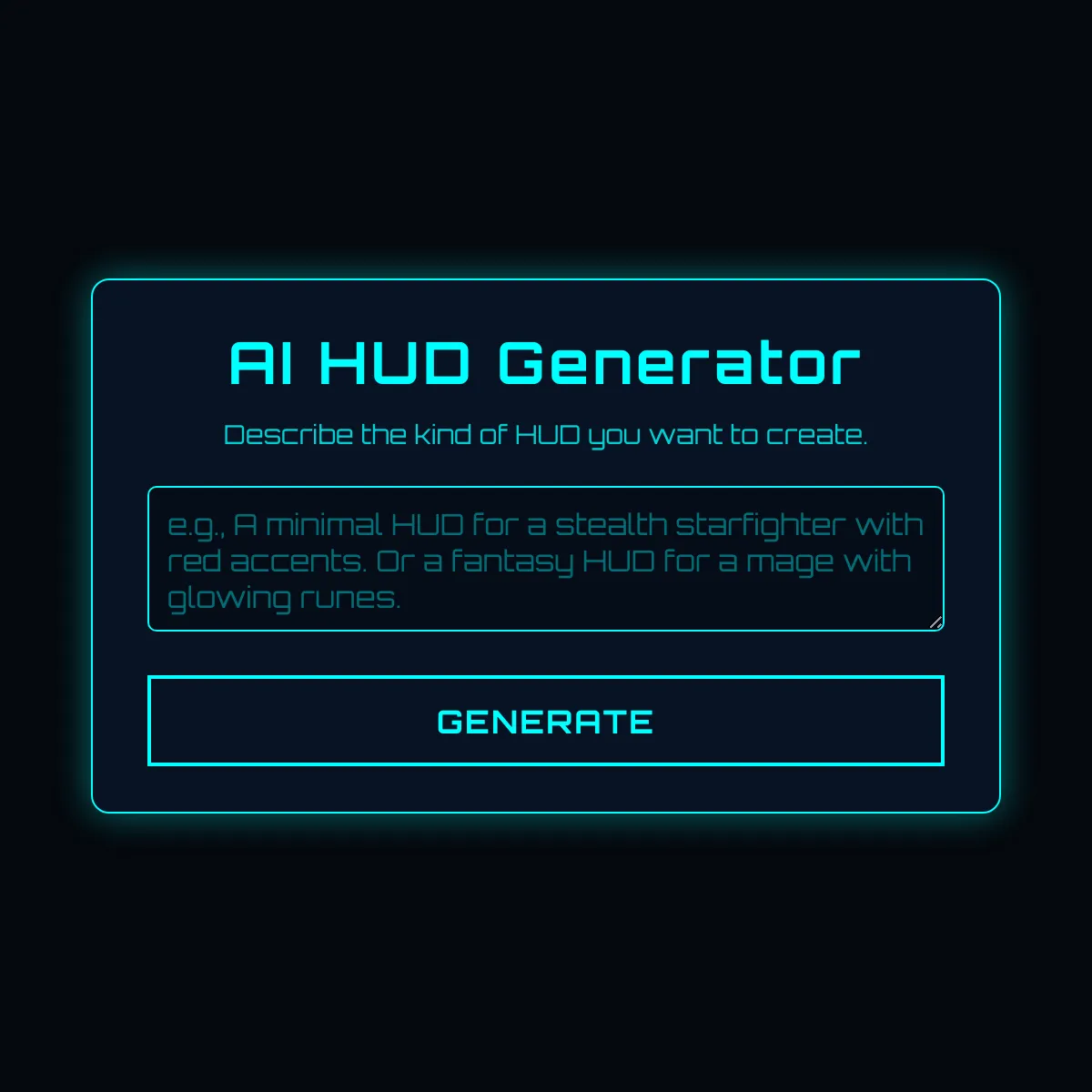 HUD Generator