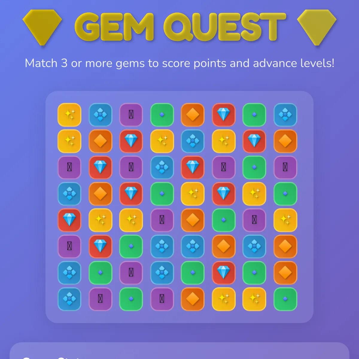 Gem Quest - Cozy Puzzle Adventure