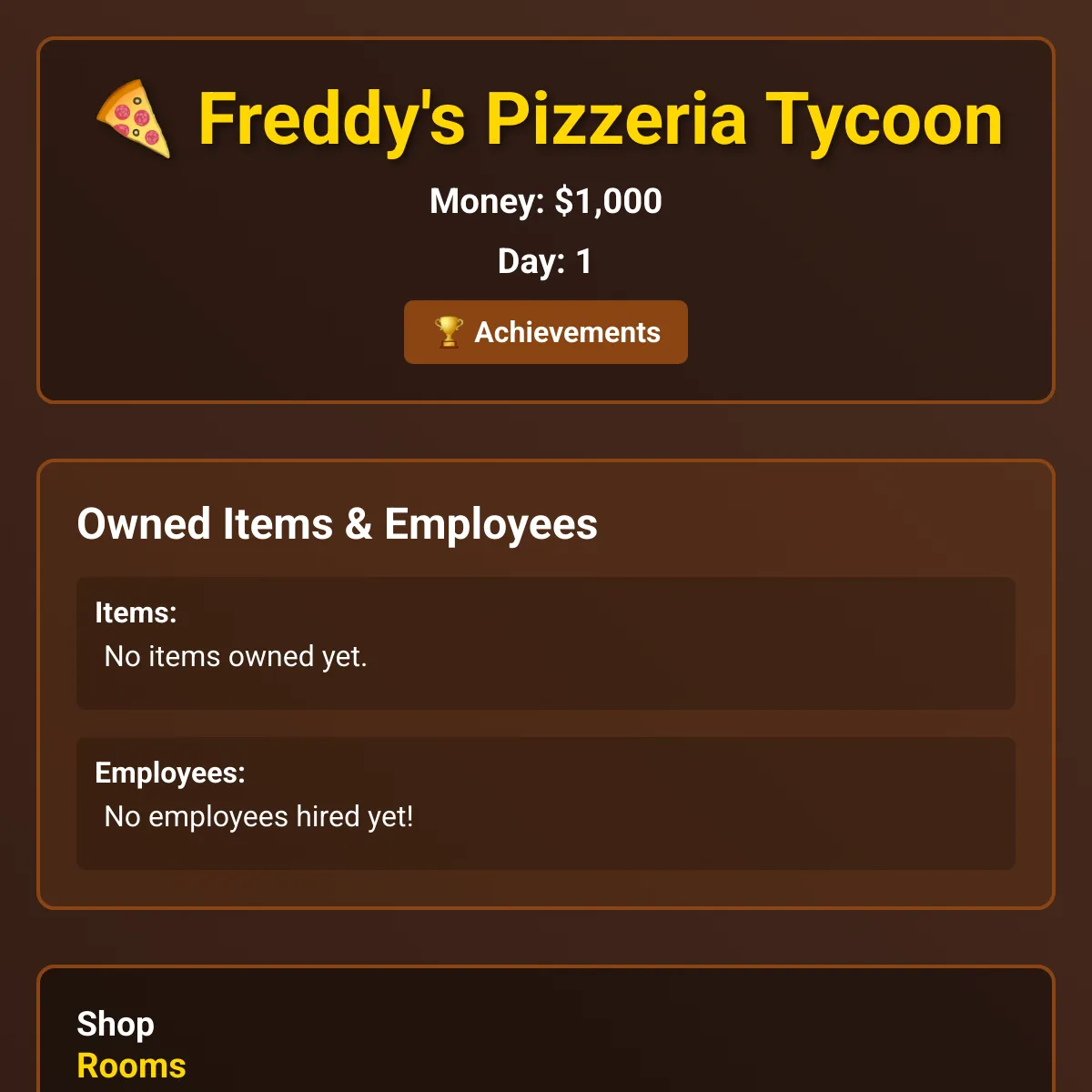 FNAF Dayshift Tycoon
