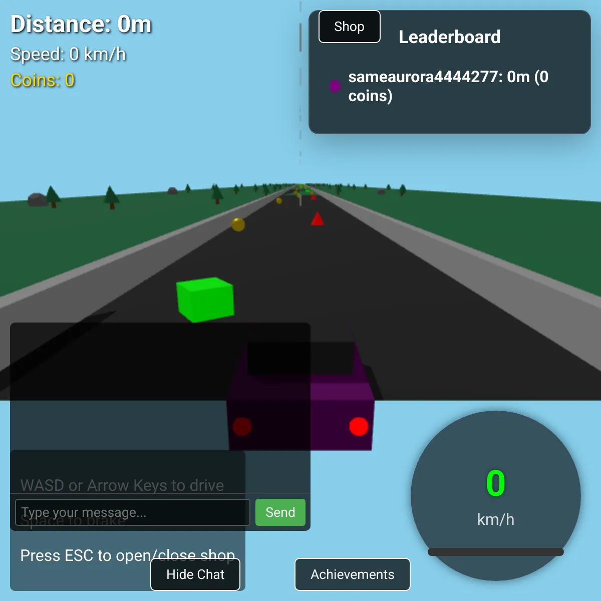 3D Multiplayer Driving Game
