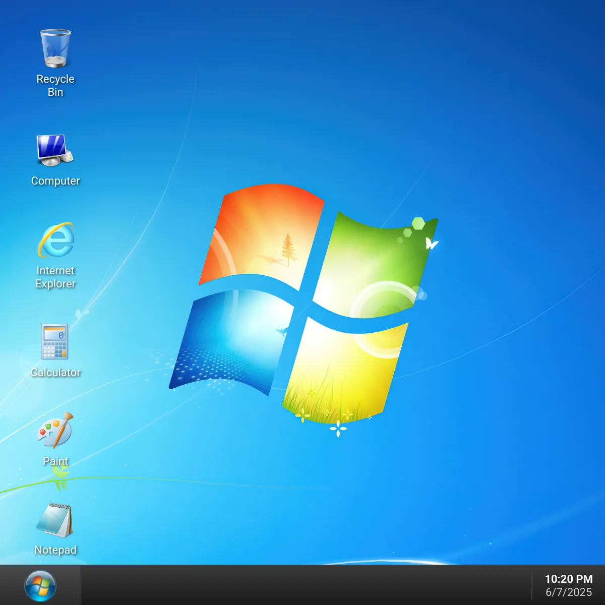 Windows 7 Desktop (with ahmed assistant)
