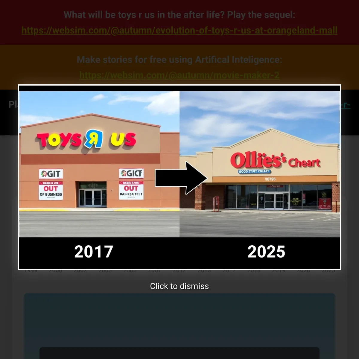 Toys R Us Evolution