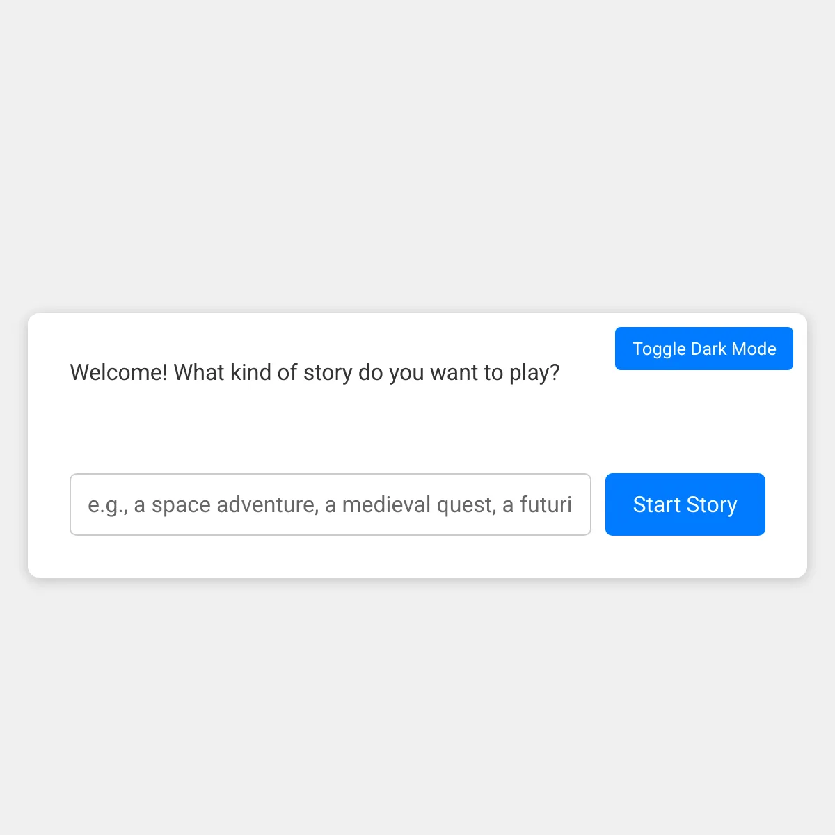 Choose Your Own Adventure