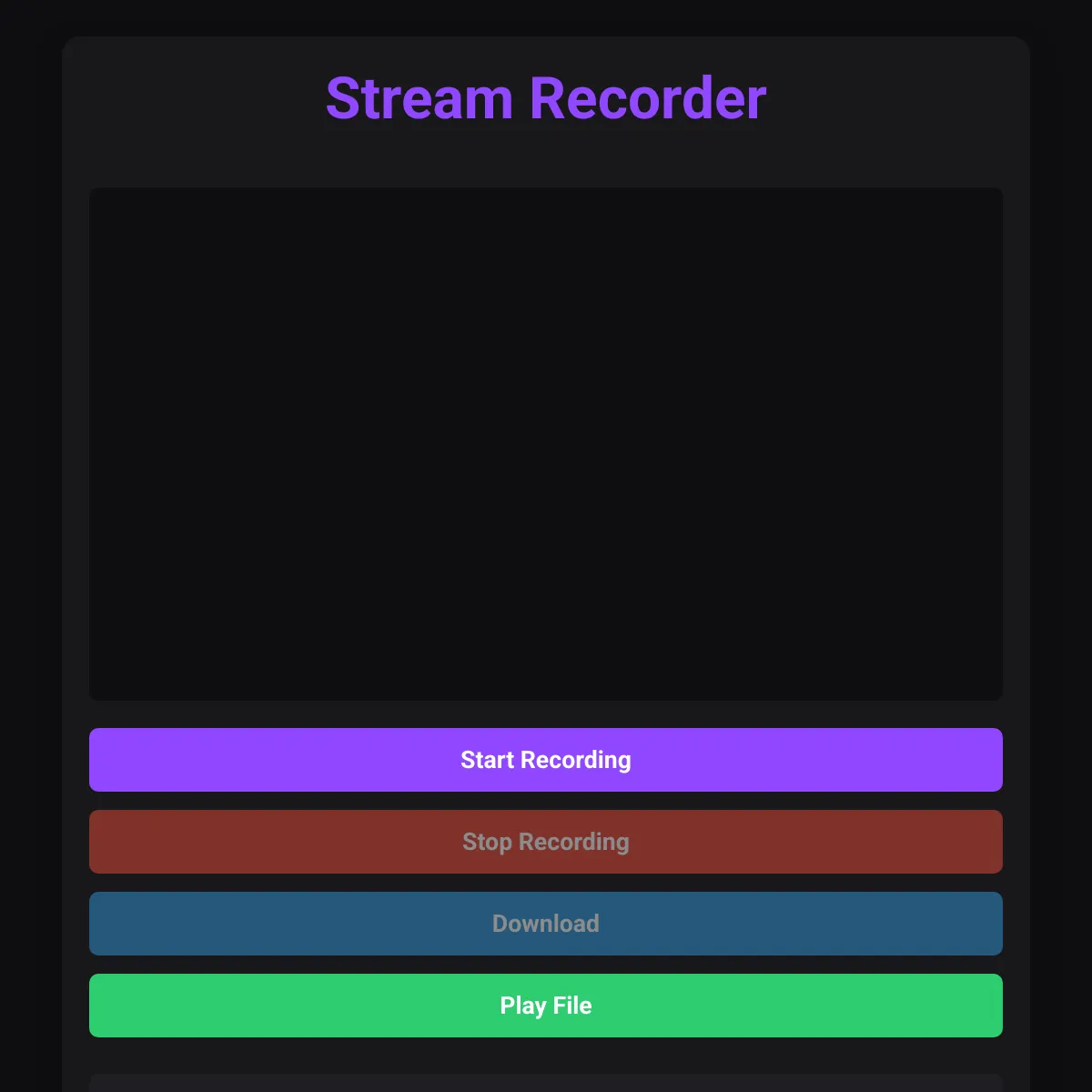 Stream Recorder with Chat