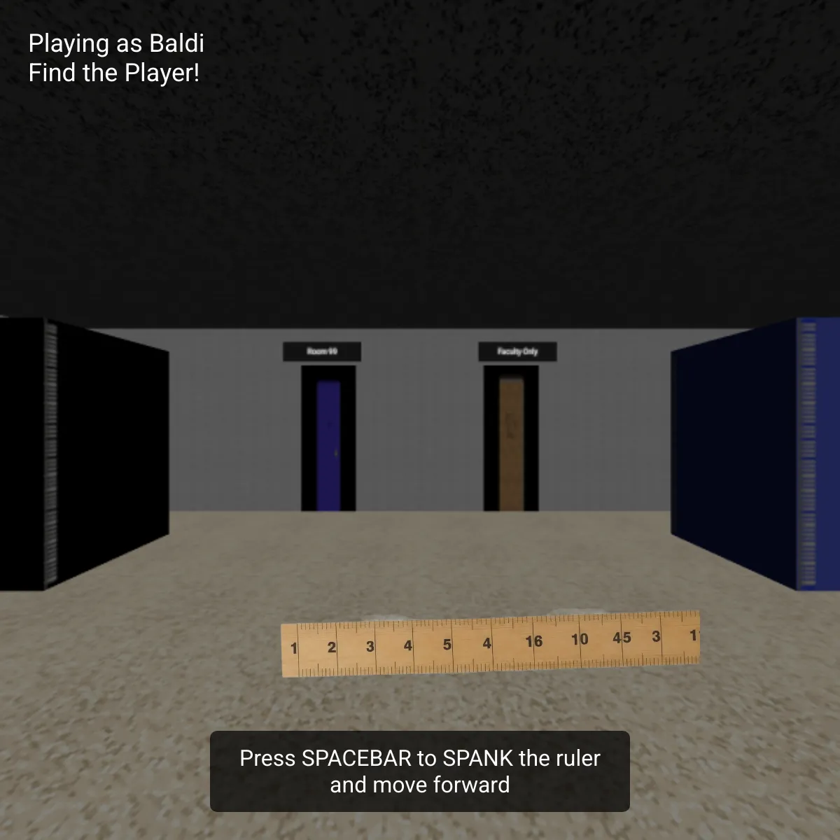Play as Baldi - First Person