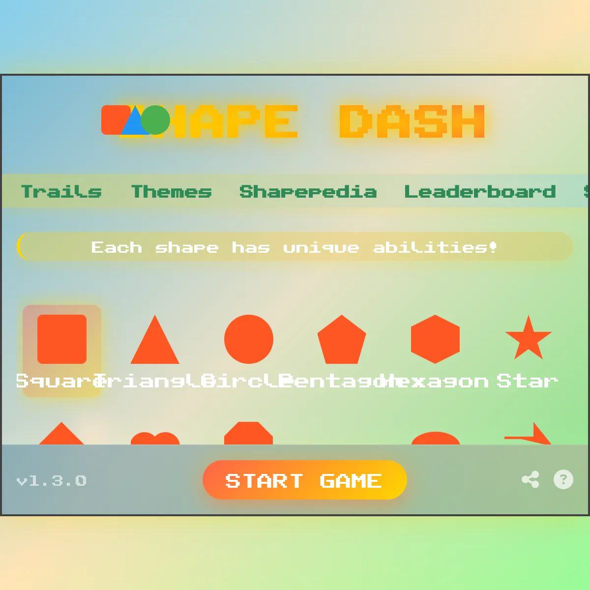 Shape Dash 3.5 "Shapes 'n' Apes" UPD!!