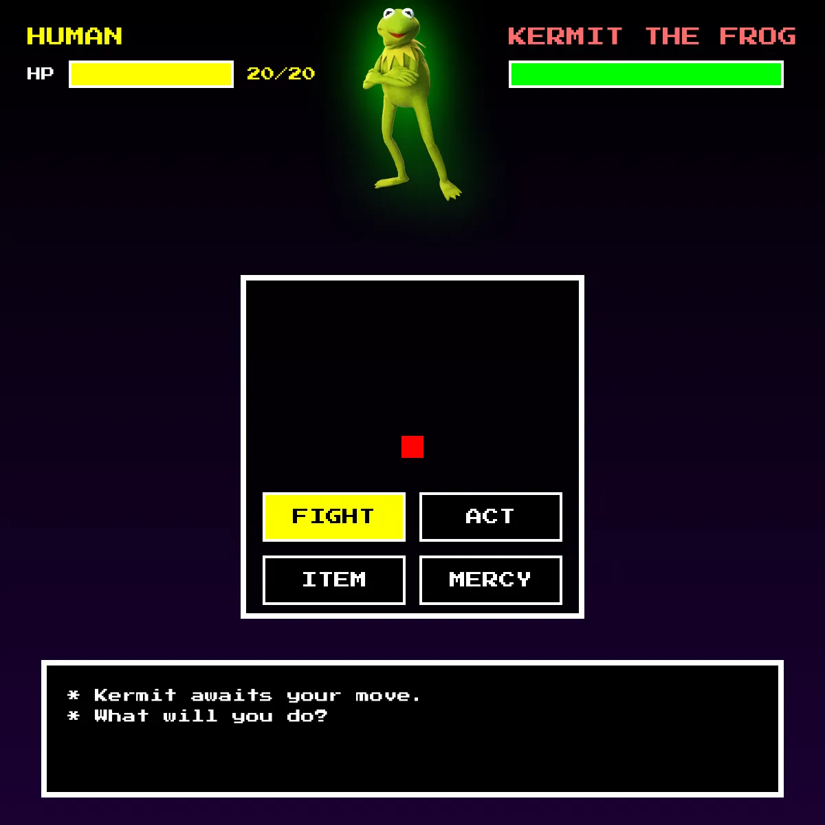KERMIT - Undertale Boss Fight