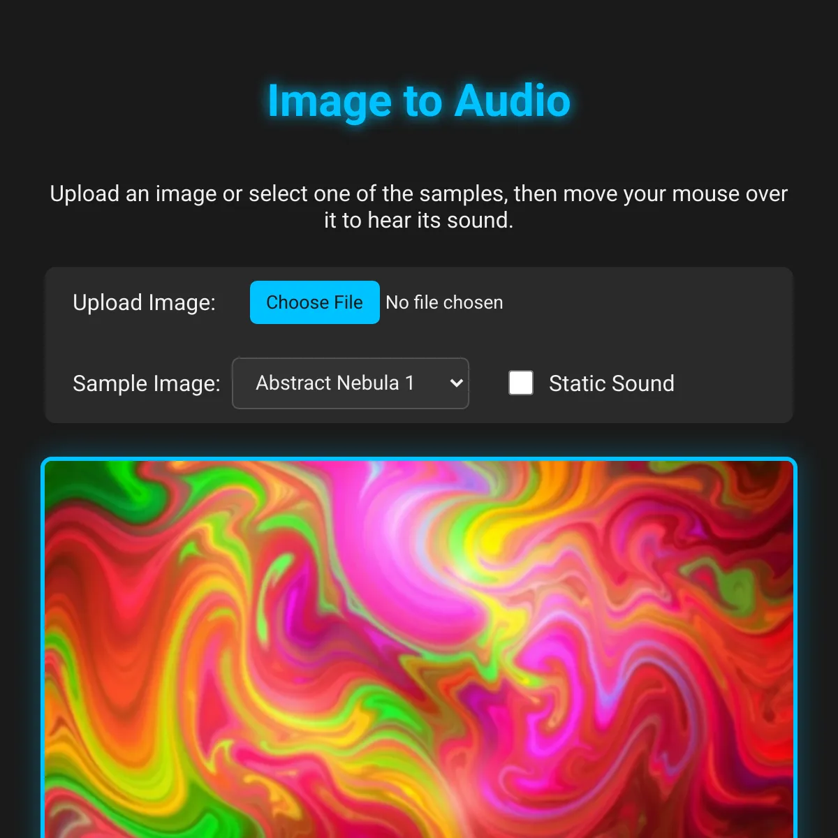Image to Audio