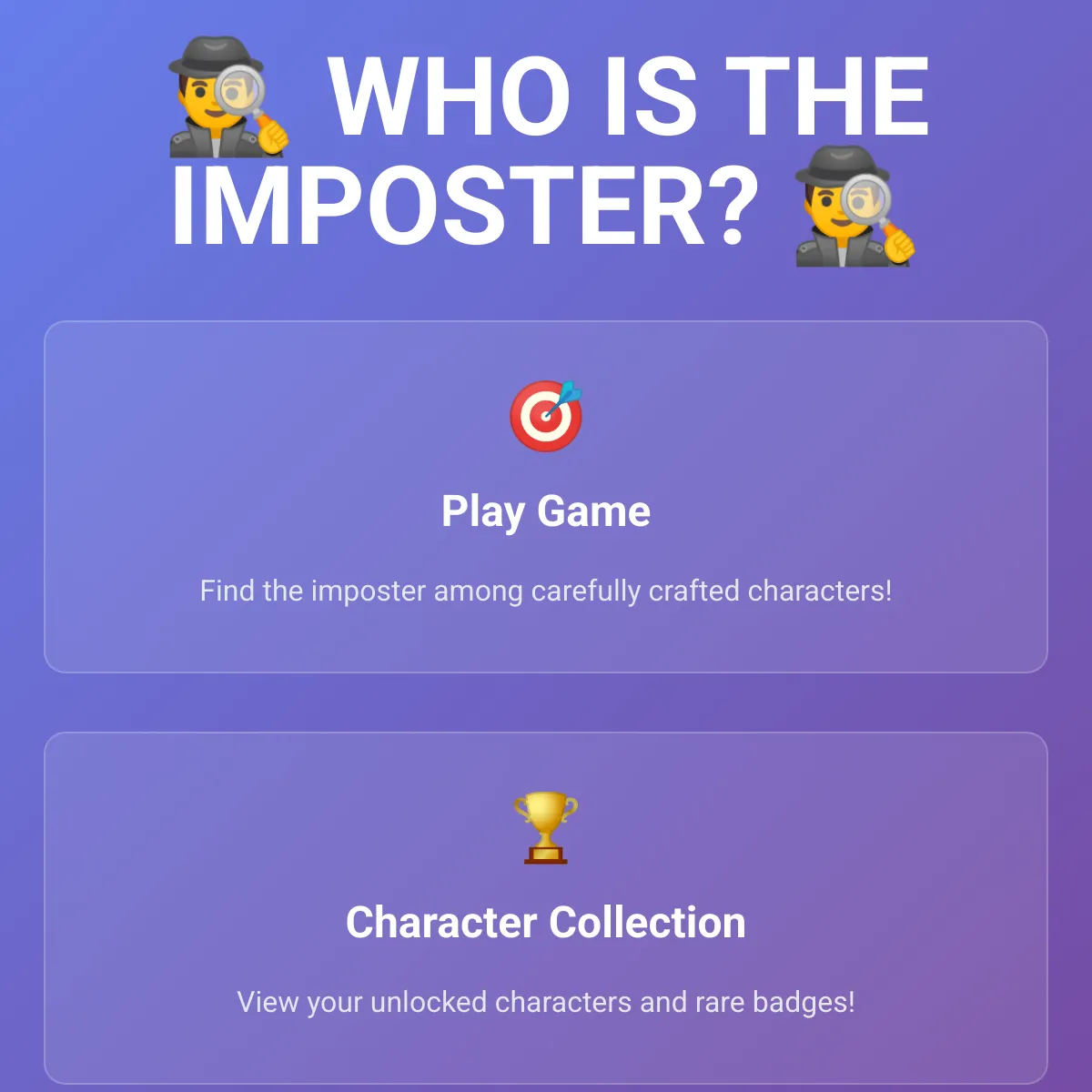 Who is the Imposter?