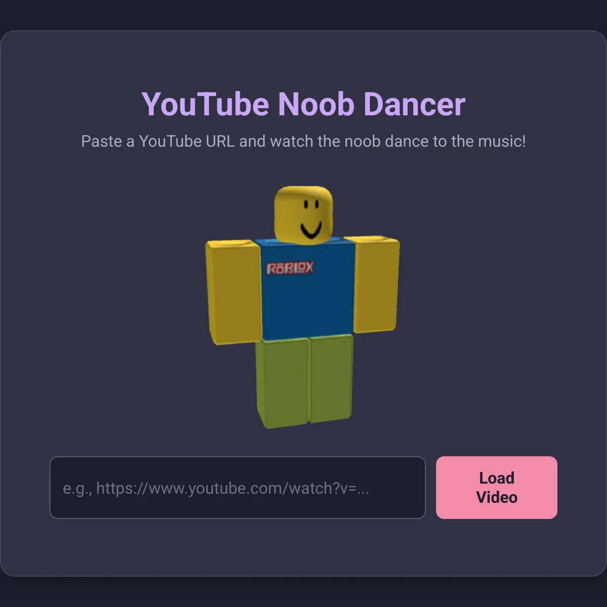 YouTube Noob Dancer