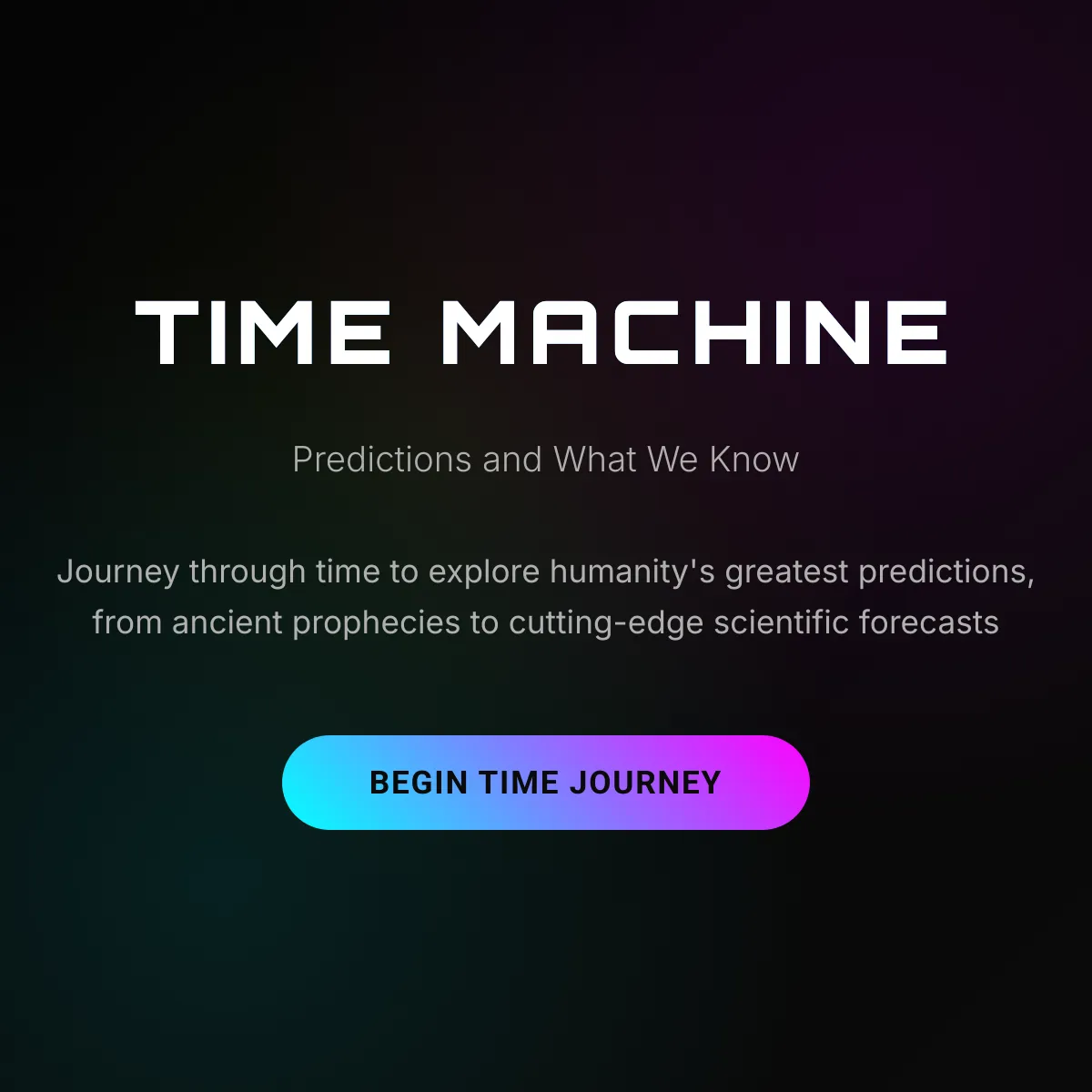 TIME MACHINE