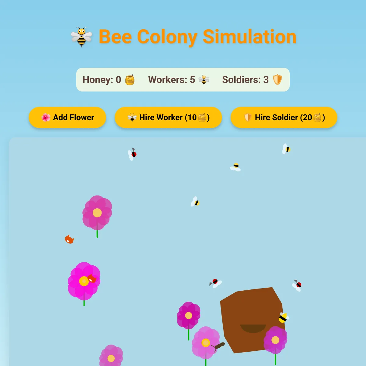 Bee Colony Simulation