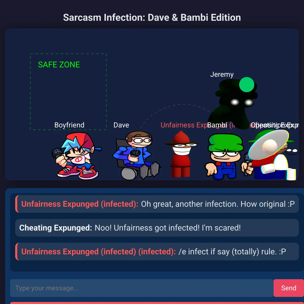 Dave and Bambi: Sarcasm Infection