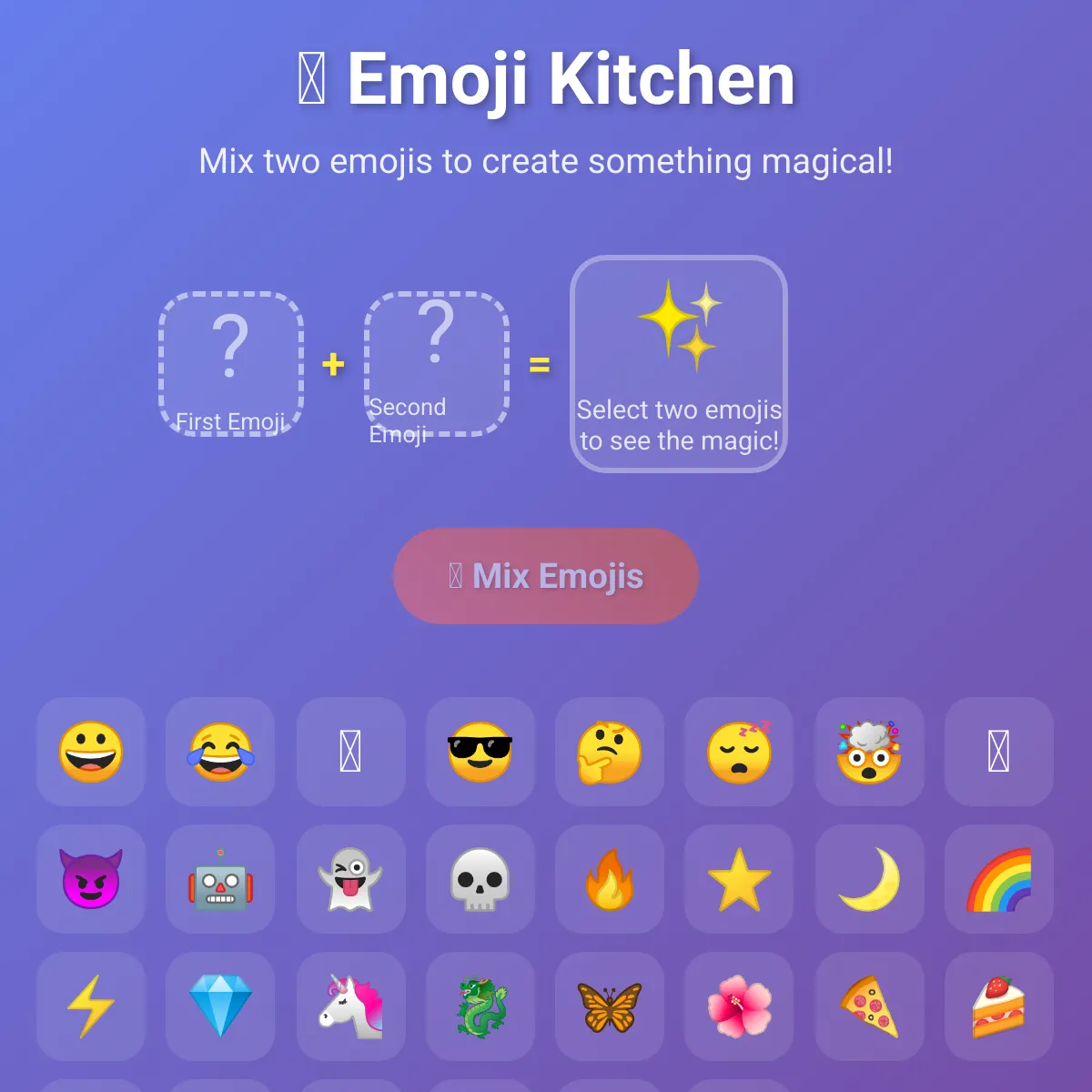 Emoji Kitchen - Mix & Match